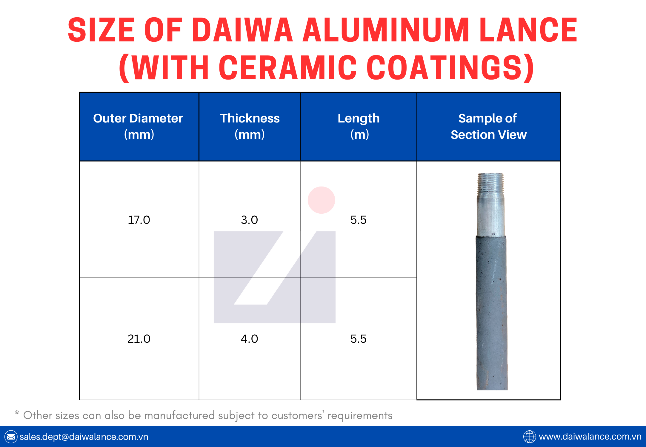 Daiwa Aluminum Lance